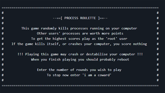 Process Roulette: The Weird PC Game That Tries To Crash Your Computer ...